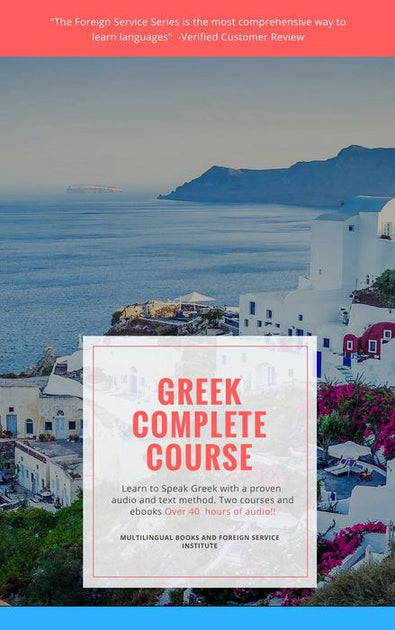 Learn Greek Foreign Service CD Course | Multilingual Books