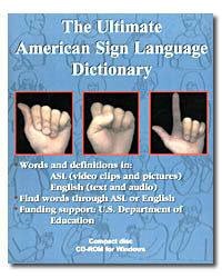 Ultimate American Sign Language Dictionary CD-ROM | Multilingual Books