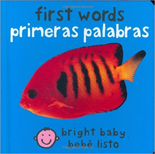 First Words Bilingual Book Spanish and English | Multilingual Books