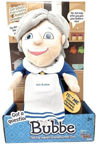 Ask Bubbe Talking Yiddish Jewish Grandmother Doll | Multilingual Books