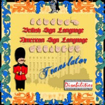 British Sign Language/American Sign Language Translator | Multilingual Books